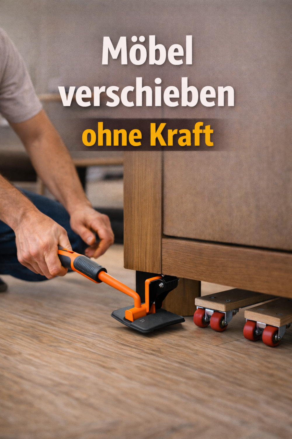 Schwere Möbel einfach verschieben - So geht's!